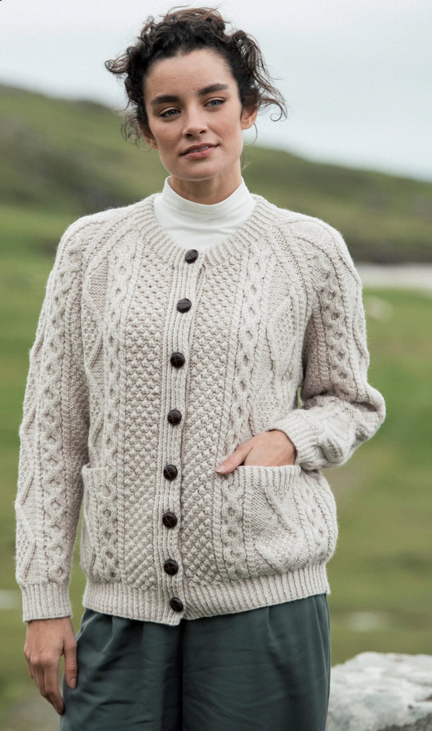 Aran cardigans store